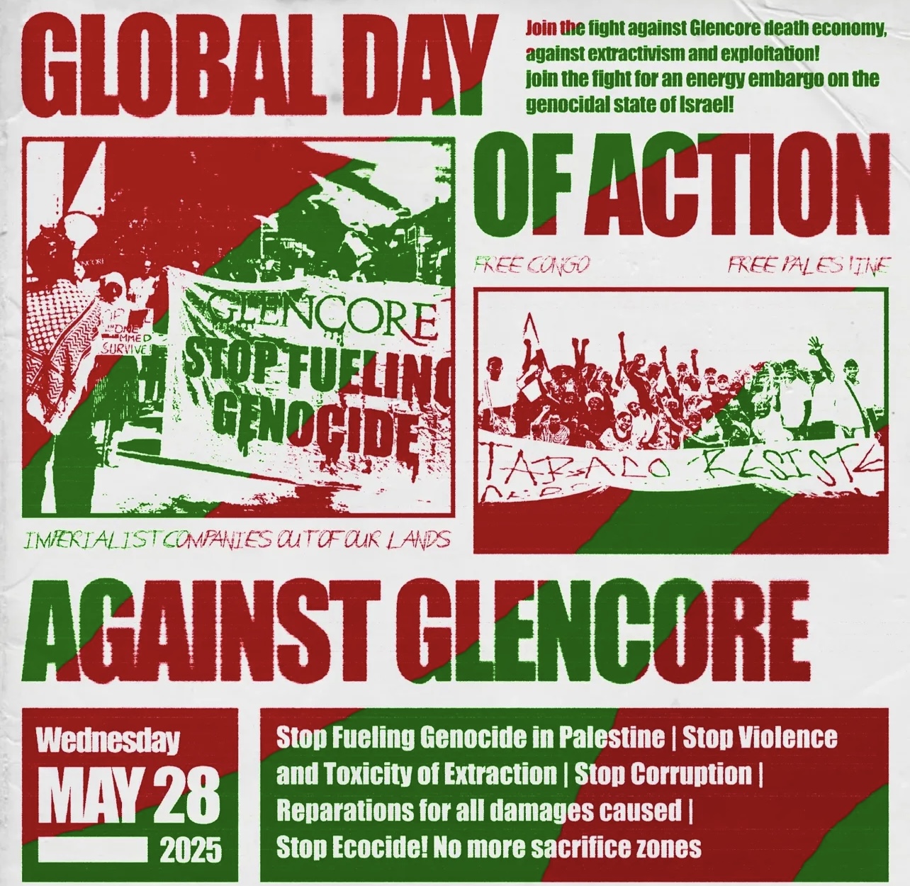 Around the world, Glencore’s greed rhymes with death